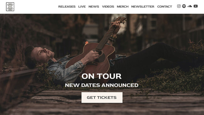 WordPress Themes for Music & Bands | Band Theme