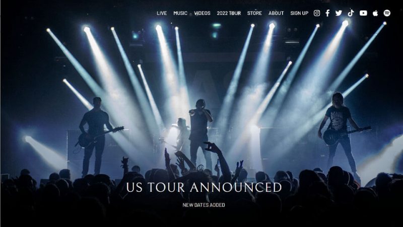 Band Websites - WordPress Theme for Musicians | Band Theme