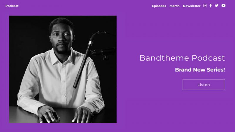 WordPress Themes for Music & Bands | Band Theme